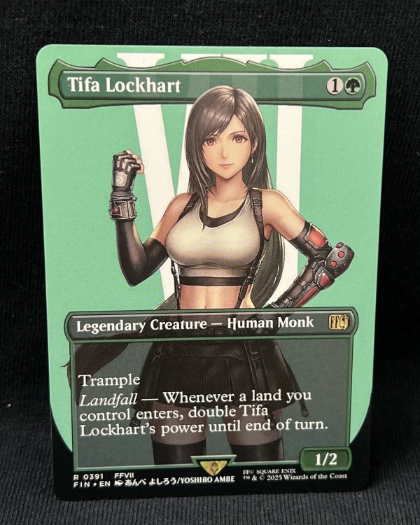 Tifa Lockhart (Borderless) - MTG Proxy FINAL FANTASY - Proxy King