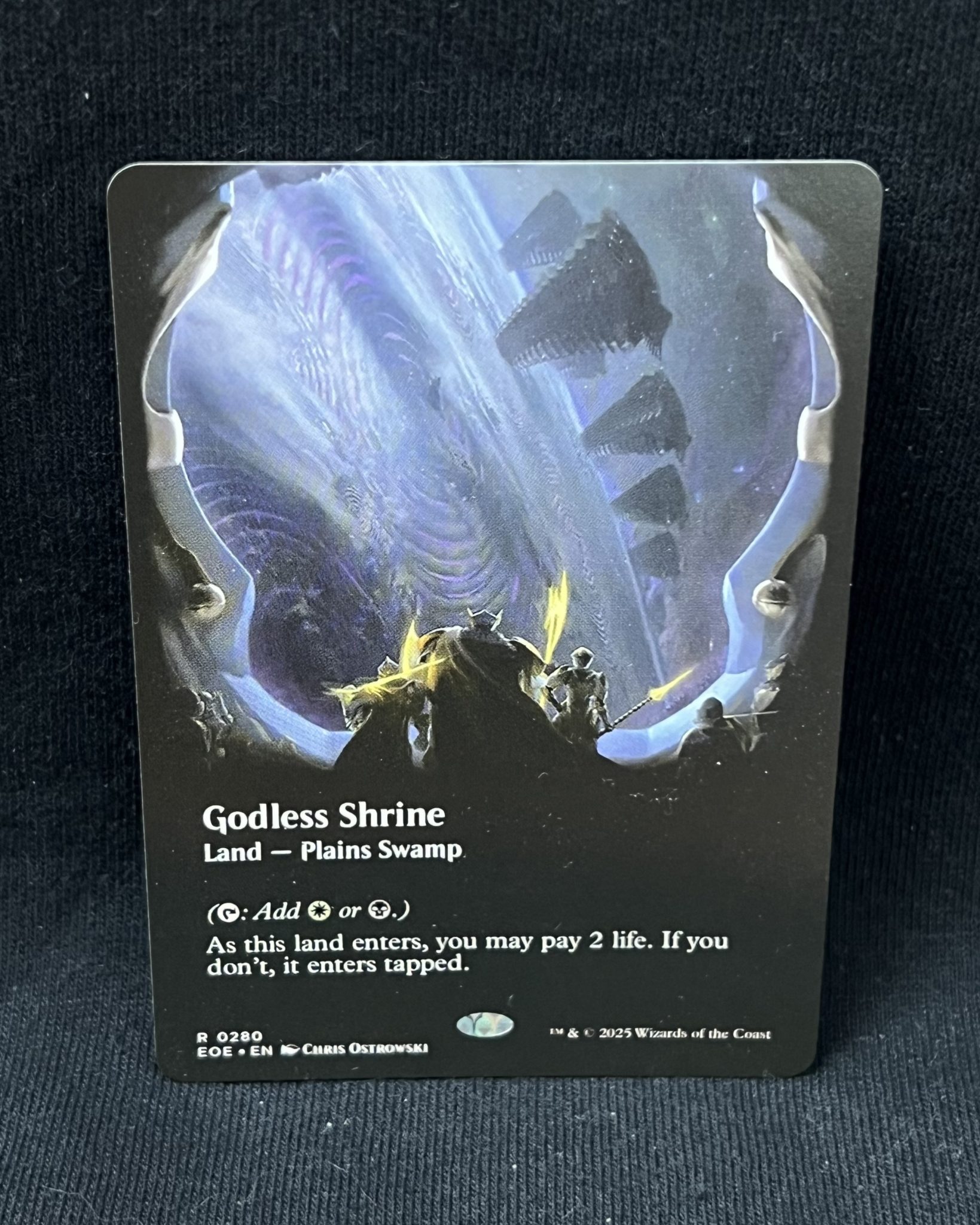 Godless Shrine (Borderless) - MTG Proxy Edge of Eternities - Proxy King