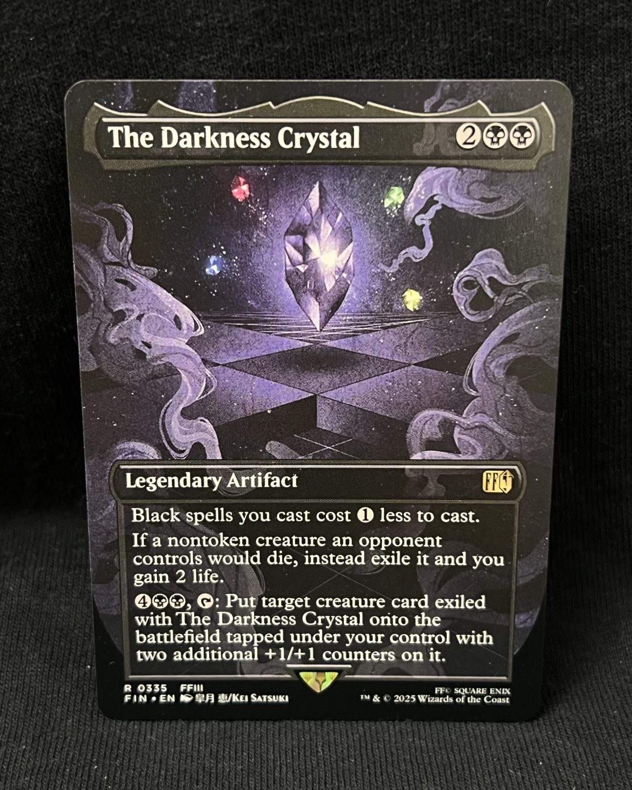 The Darkness Crystal (Borderless) - MTG Proxy FINAL FANTASY - Proxy King