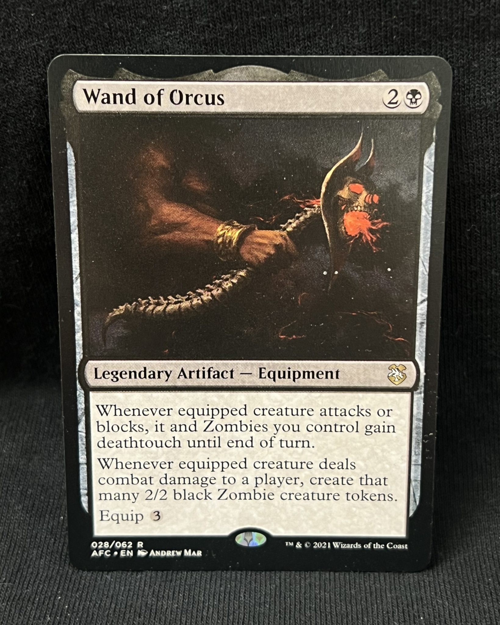 Wand of Orcus - MTG Proxy Commander: Adventures in the Forgotten Realms ...