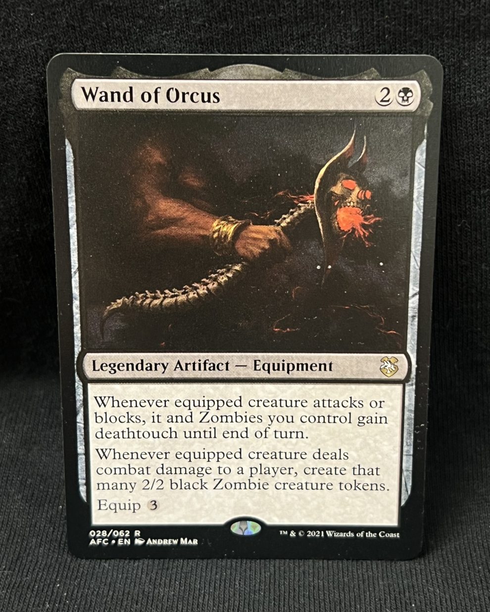 Wand of Orcus - MTG Proxy Commander: Adventures in the Forgotten Realms ...